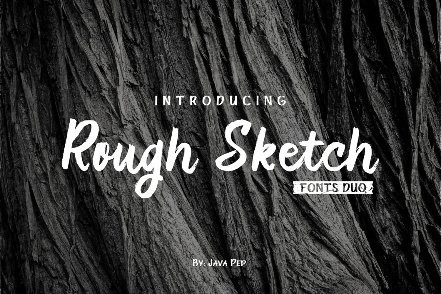 Rough Sketch – fonts duo – Fontbloom