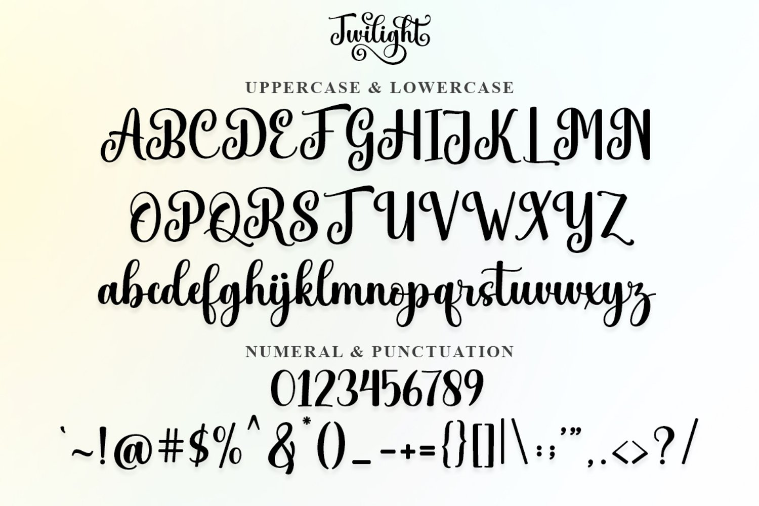 Twilight Script – Fontbloom