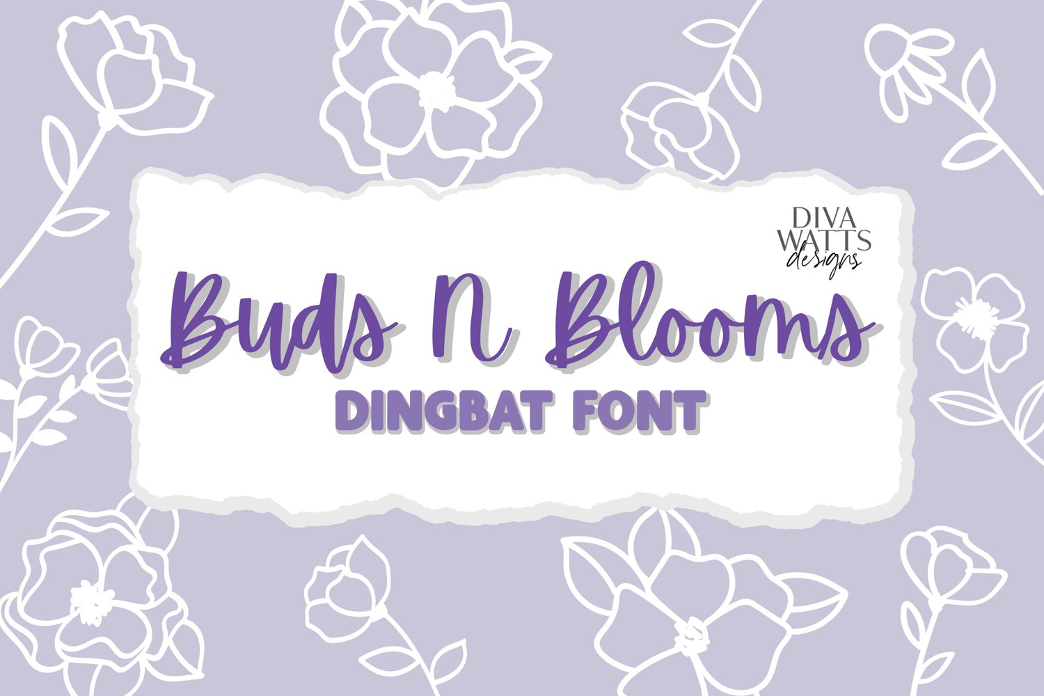 Buds N Blooms Dingbat Font – Fontbloom