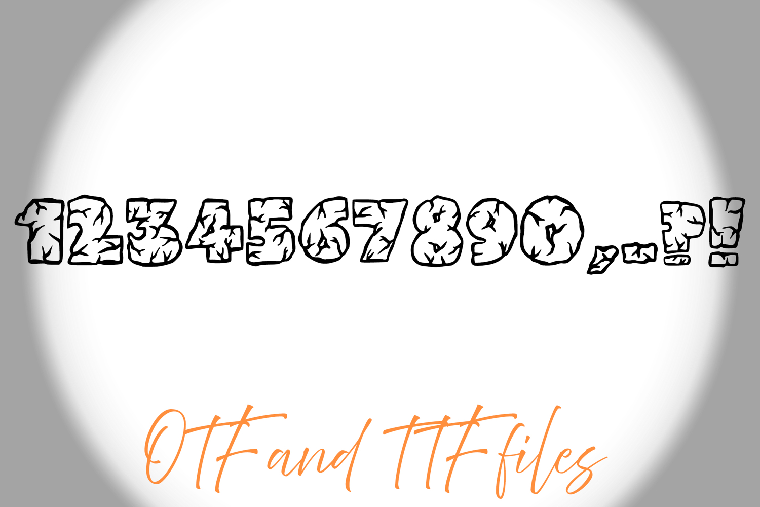 Heavy Stone Rock Cracked Font Lettering OTF ABC Alphabet – Fontbloom