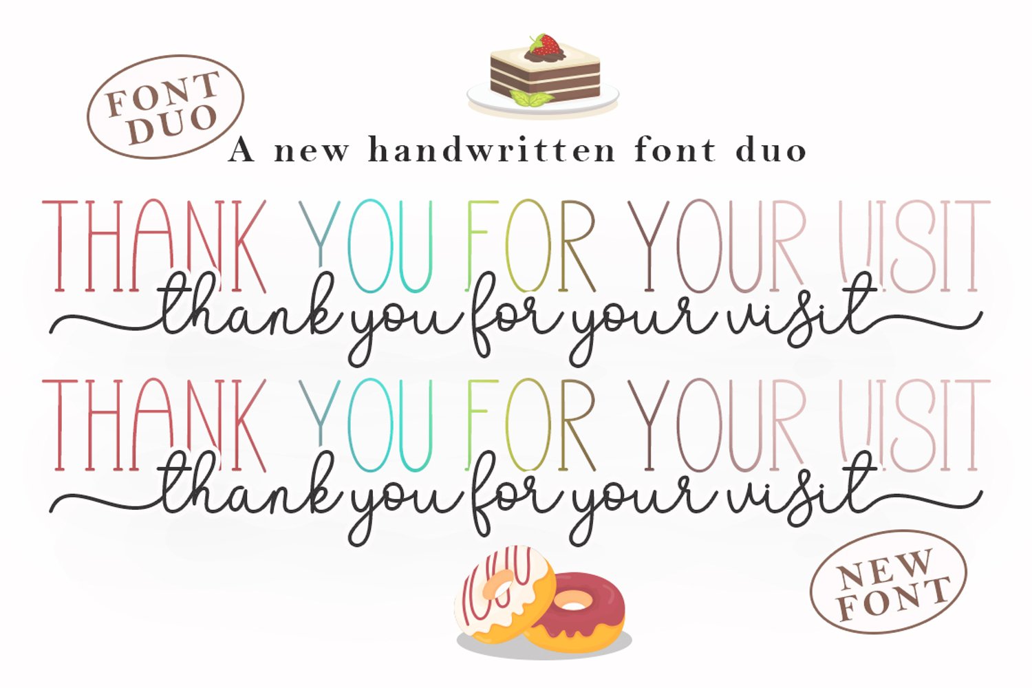 Butter Cake Font Duo – Fontbloom