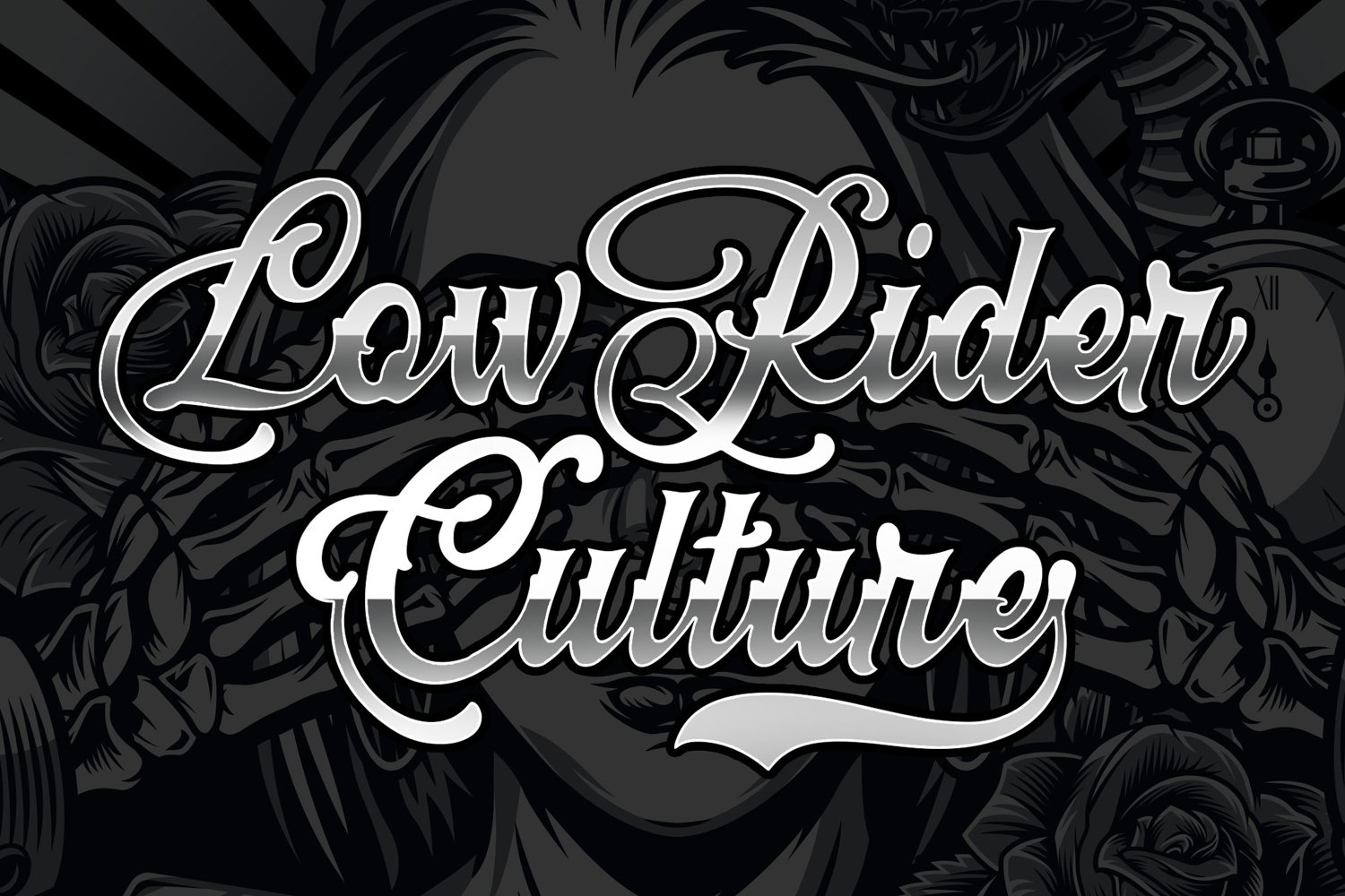 Loyalty Chicano a Script Tattoo Font – Fontbloom