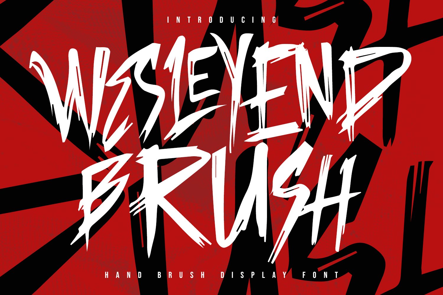 Wesleyend Hand Brush Display Font – Fontbloom